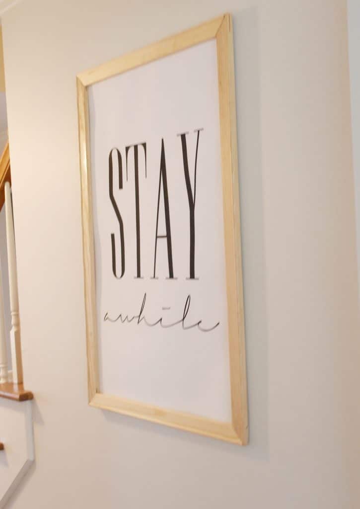 DIY Framed Poster - arinsolangeathome