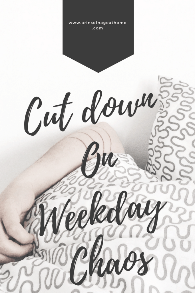 Getting Organized and Cutting down on Weekly Chaos - arinsolangeathome