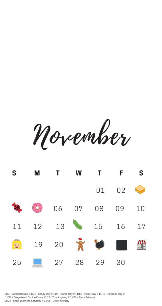 November National Days - arinsolangeathome