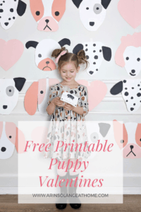 Free Puppy Themed Valentine's - arinsolangeathome