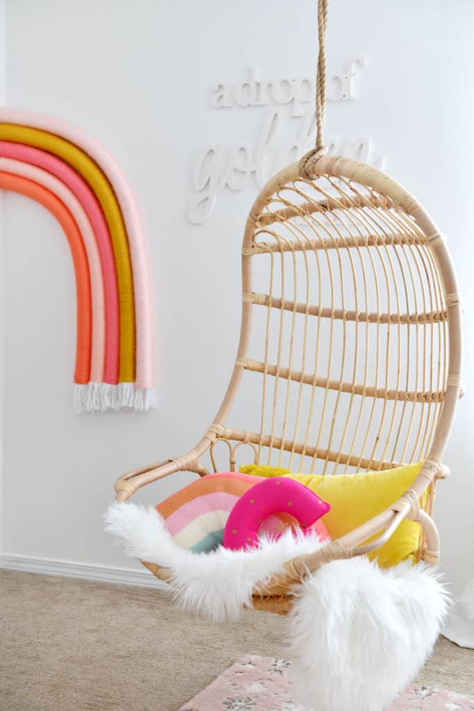 DIY Large Wall Rainbow - arinsolangeathome