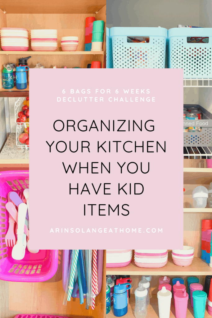 How to Organize your Kitchen with Kids Stuff - arinsolangeathome