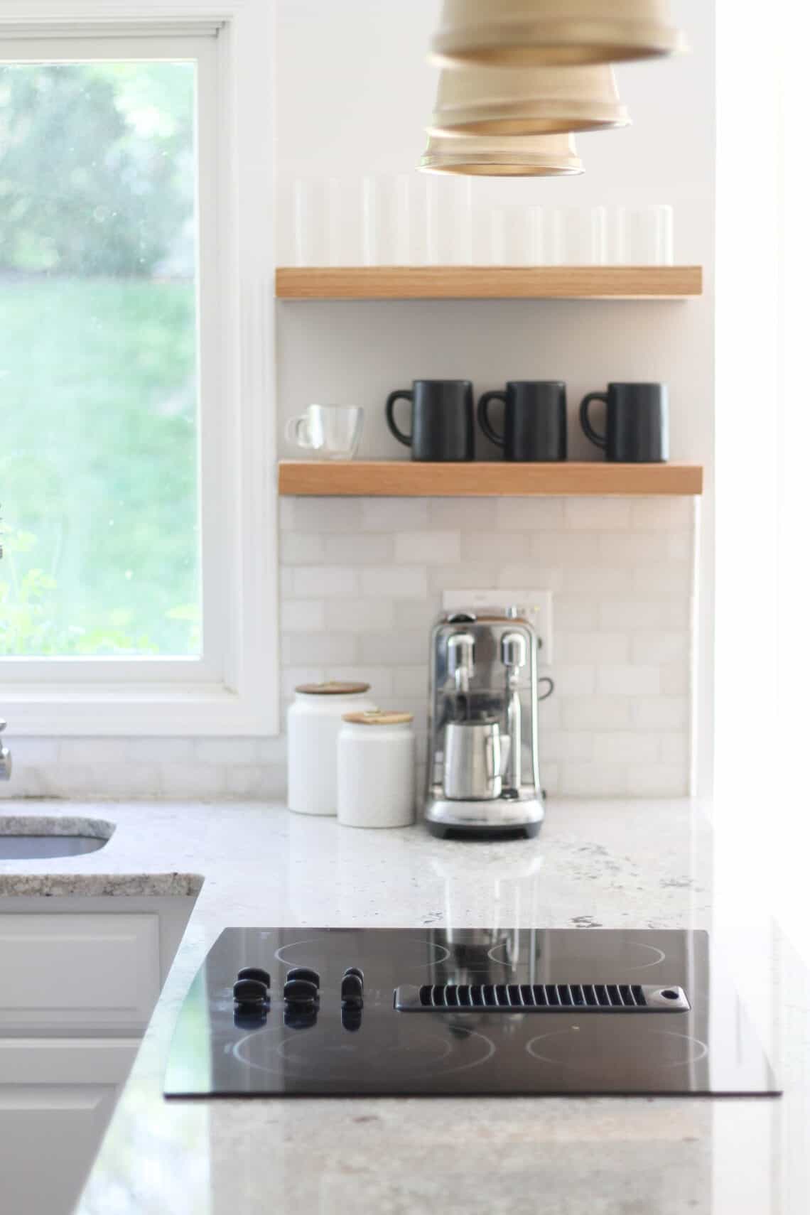 Floating Shelf Brackets for Open Kitchen Shelving - arinsolangeathome