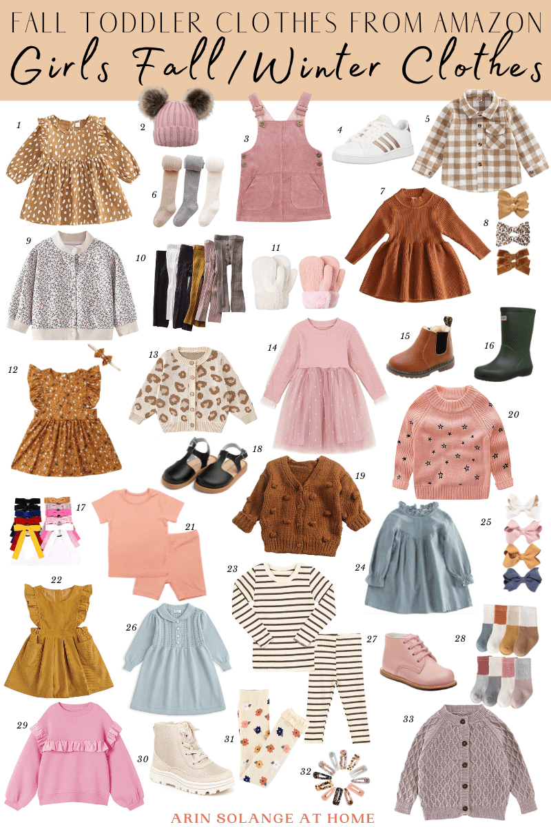 Affordable Toddler Girl Fall Fashion - arinsolangeathome