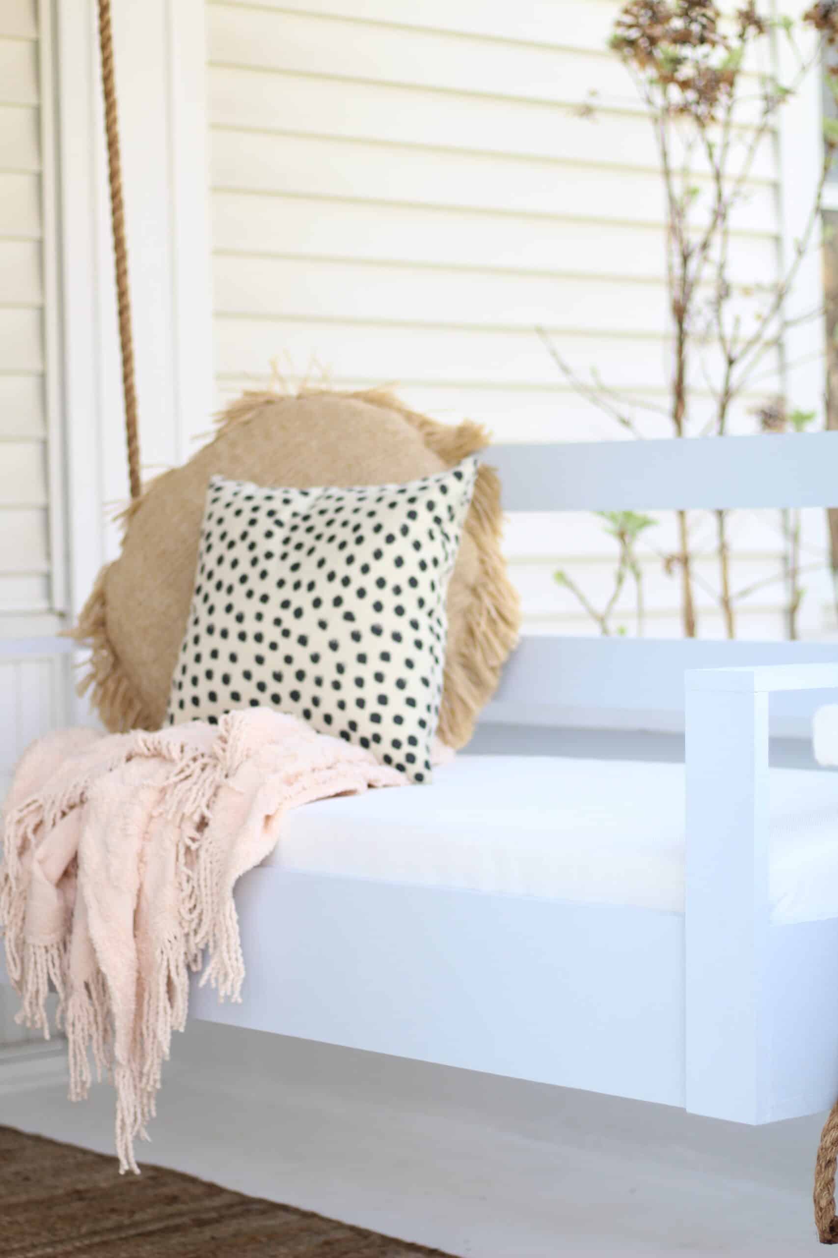 Easy DIY Porch Swing Tutorial - arinsolangeathome