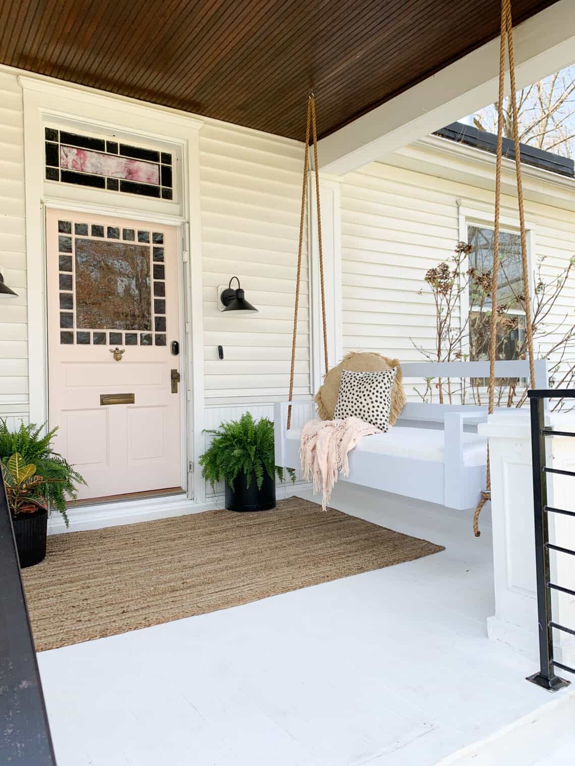 Easy DIY Porch Swing Tutorial - arinsolangeathome