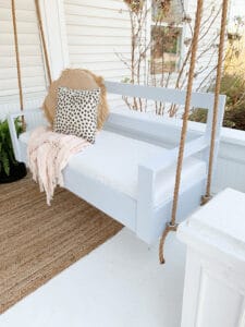 Easy DIY Porch Swing Tutorial - arinsolangeathome