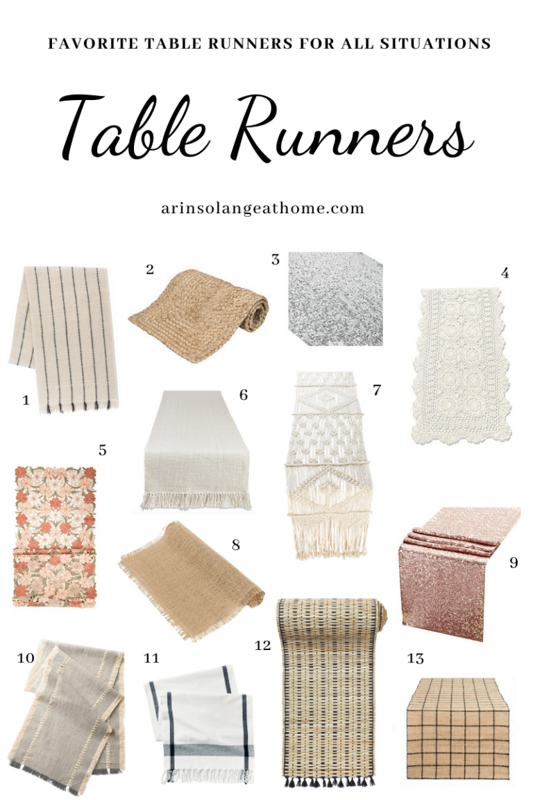 The Best Round Table Runner Ideas - arinsolangeathome