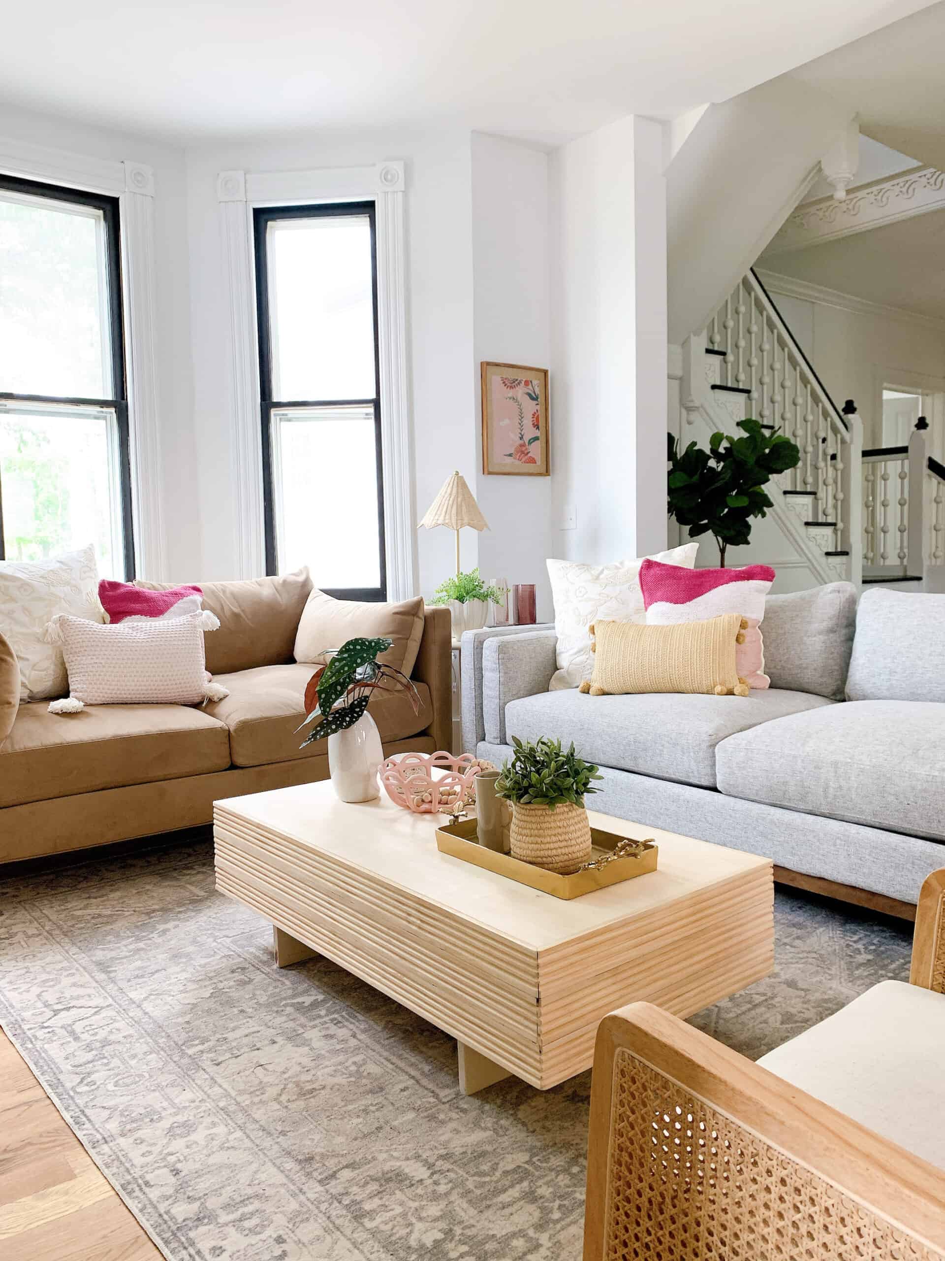 Cozy Family Room with Jonathan Louis Furniture - arinsolangeathome