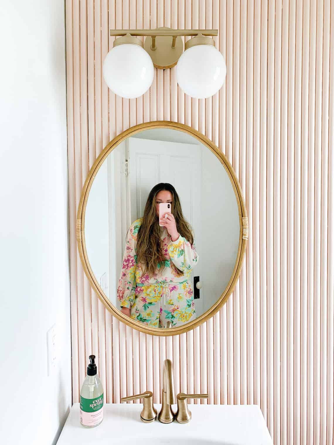 Easy DIY Fluted Wall Tutorial with PVC Pipe - arinsolangeathome