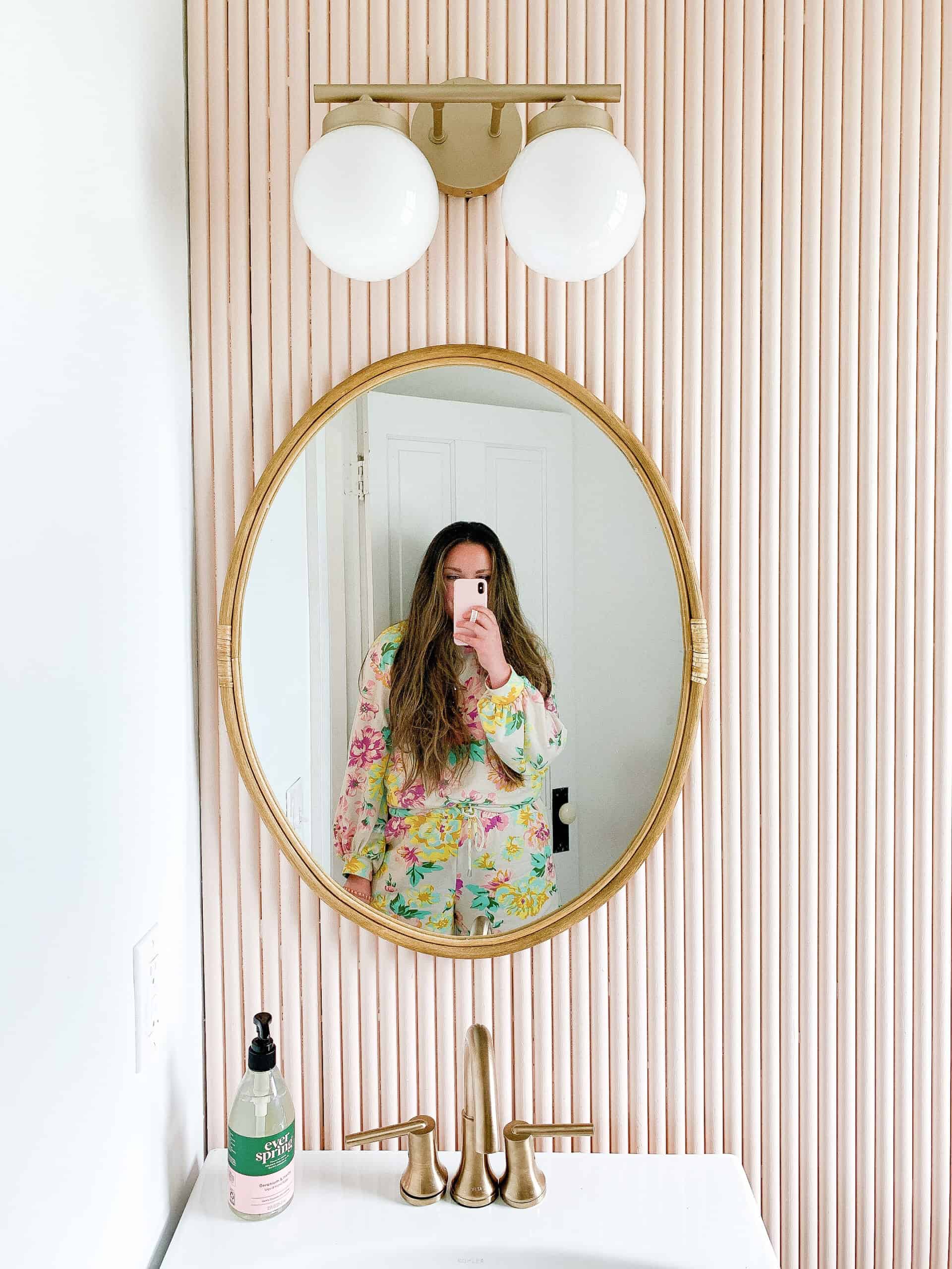 Easy DIY Fluted Wall Tutorial with PVC Pipe - arinsolangeathome