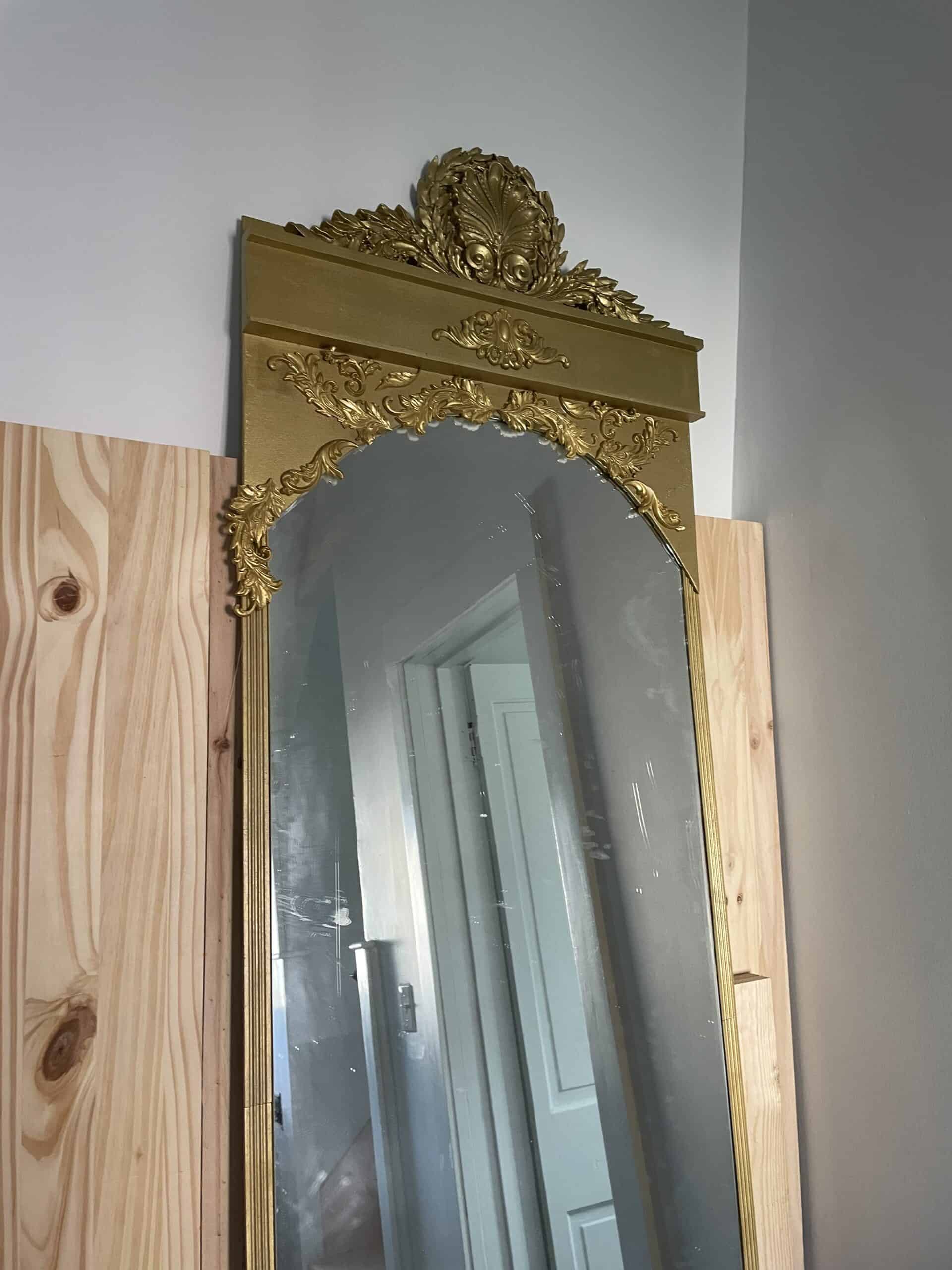 Antique DIY Mirror Frame - arinsolangeathome