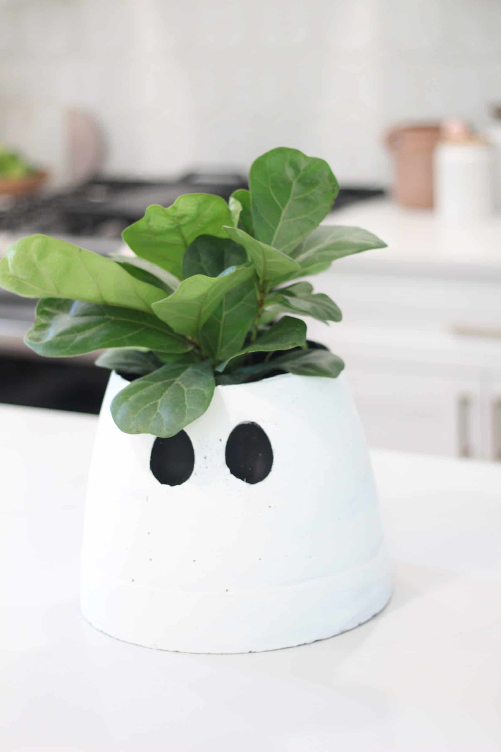 DIY Ghost Planters You'll Love - arinsolangeathome