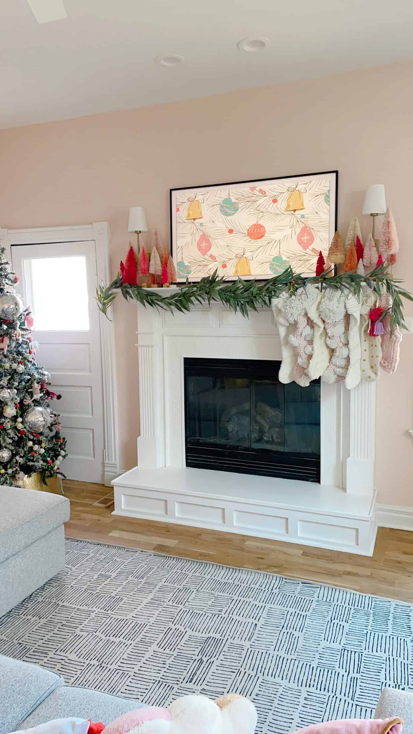 Neutral and Pink Christmas Decor - arinsolangeathome