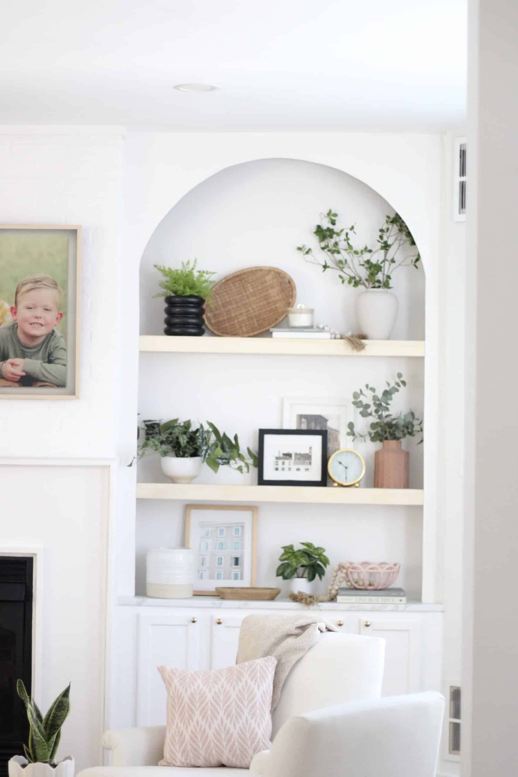 DIY Arched Built In Tutorial - arinsolangeathome