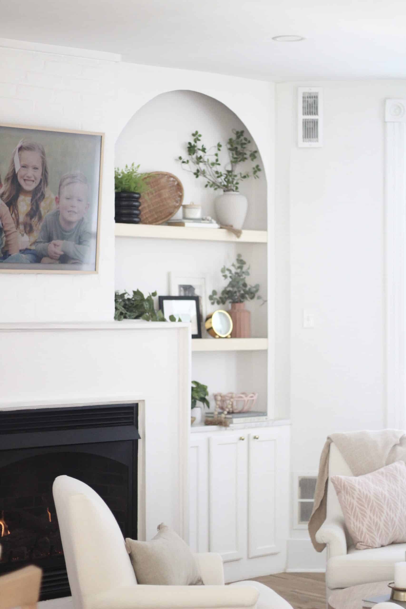 DIY Arched Built In Tutorial - arinsolangeathome