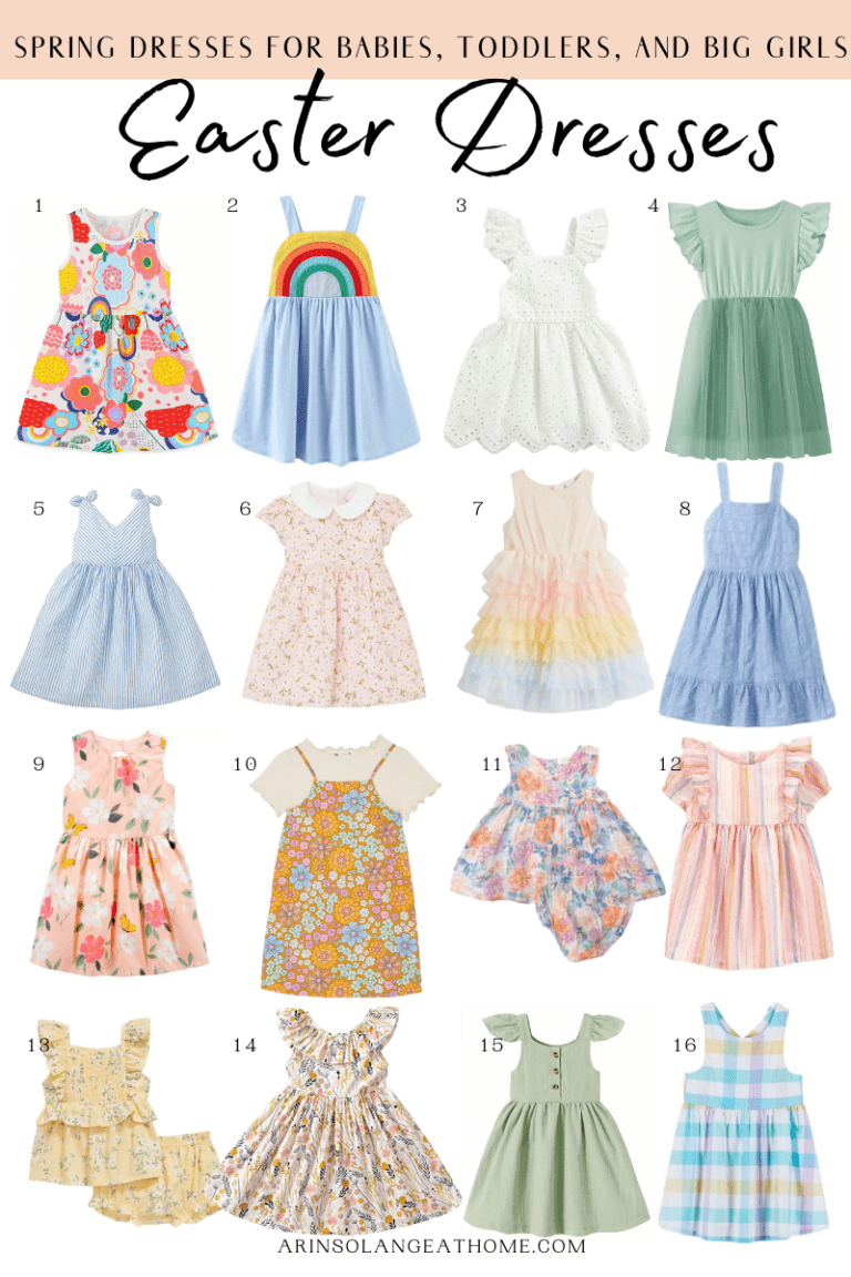 Classic Easter Dresses for Little Girls - arinsolangeathome