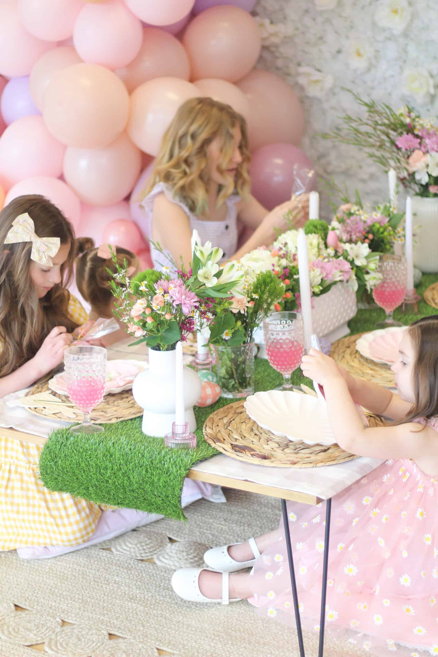 Pretty and Floral Kids Easter Party - arinsolangeathome