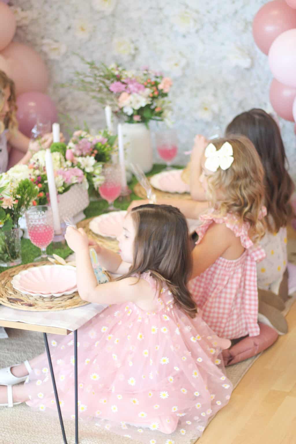 Pretty and Floral Kids Easter Party - arinsolangeathome