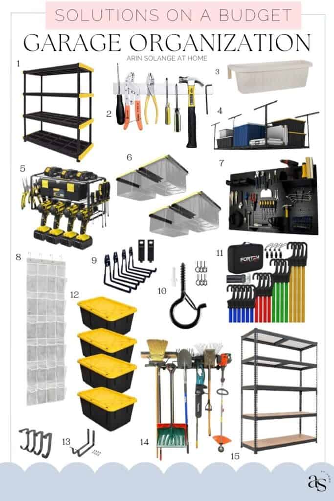 How to Organize Your Garage On A Budget: 15 Cheap & Practical Products ...