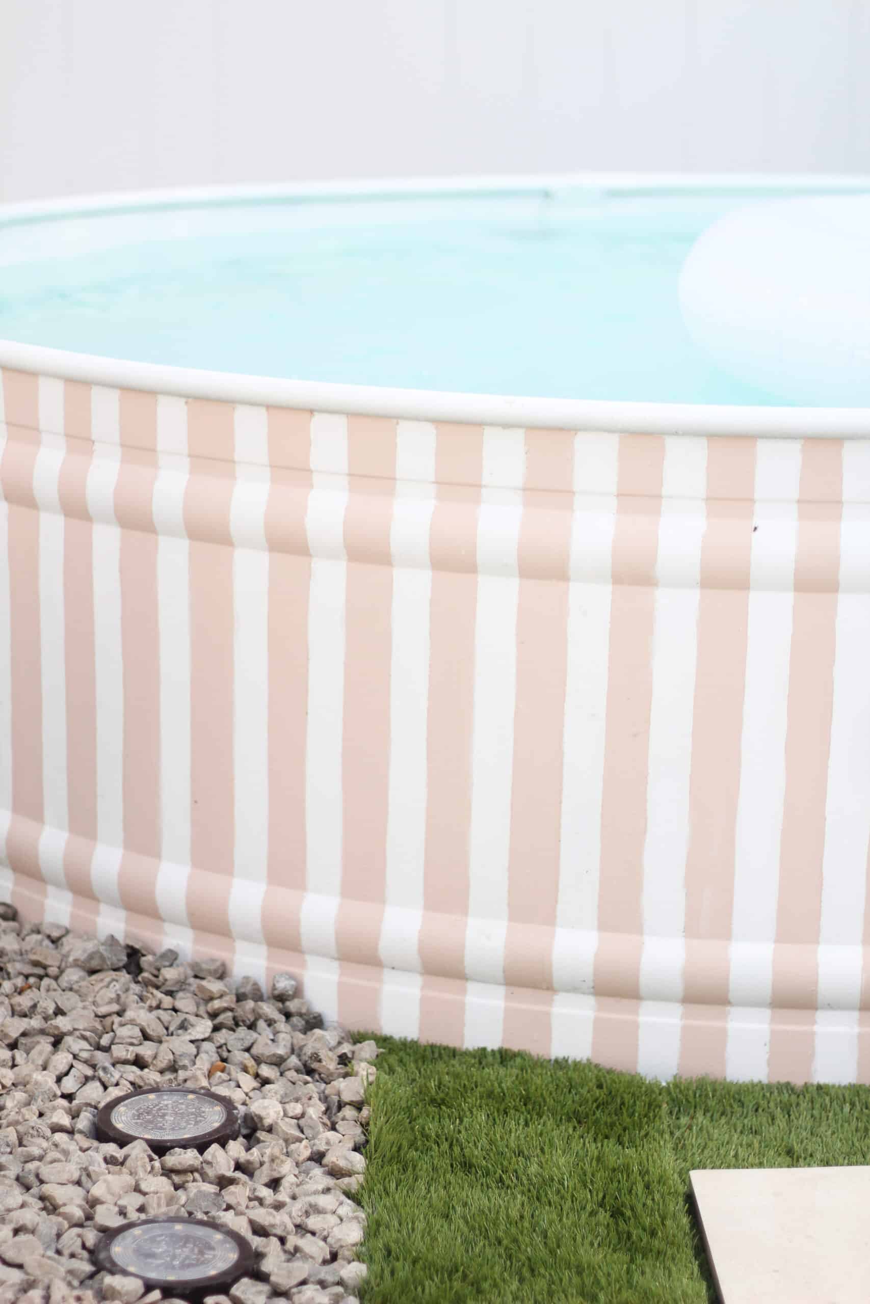 Pink Stock Tank Pool DIY Tutorial + Video - arinsolangeathome