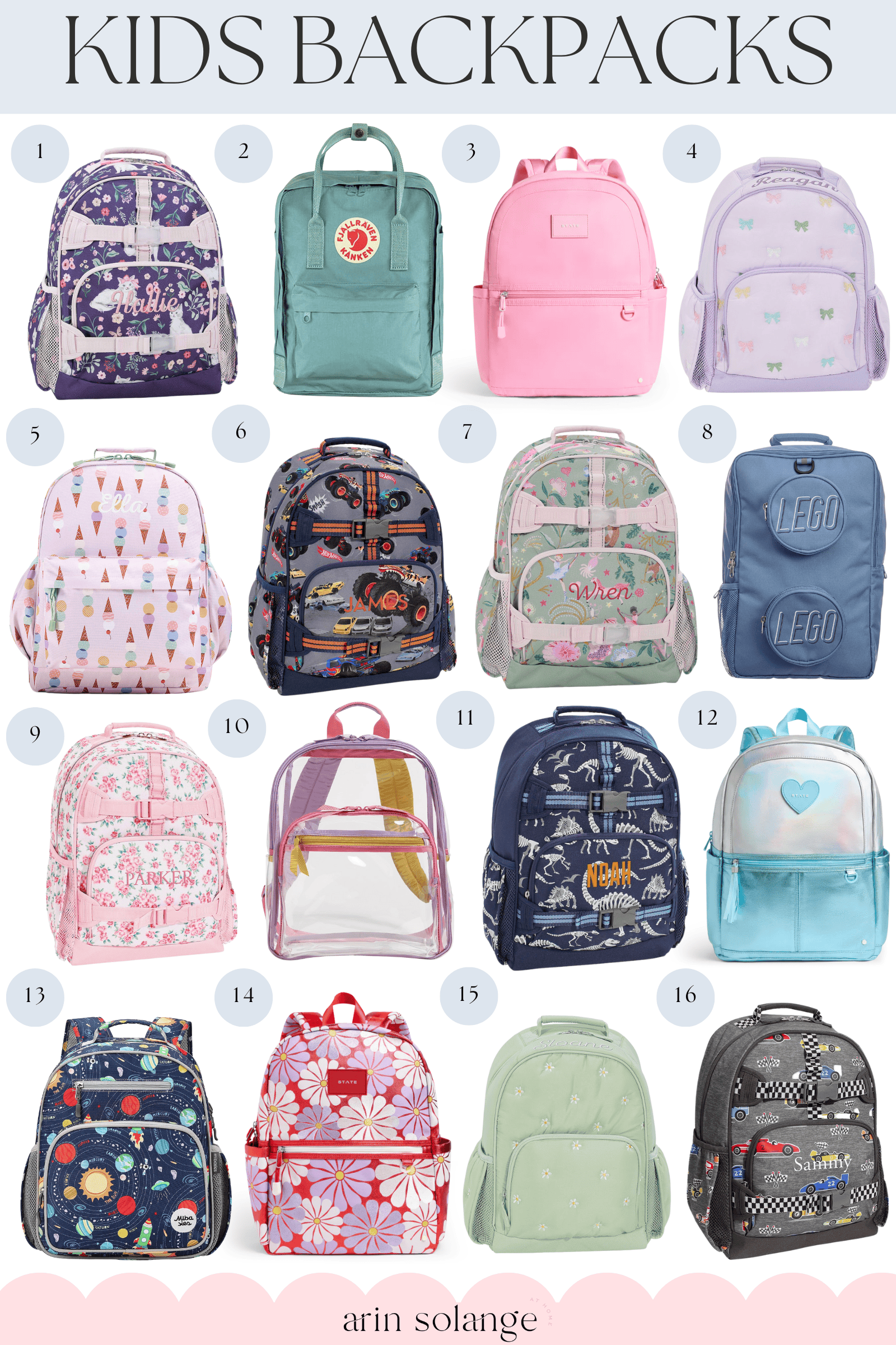 Best Elementary School Backpacks - arinsolangeathome