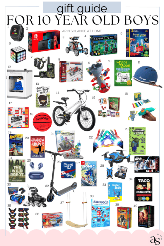 10 Year Old Boy Gifts: 30 Toys Boys Will Love - arinsolangeathome