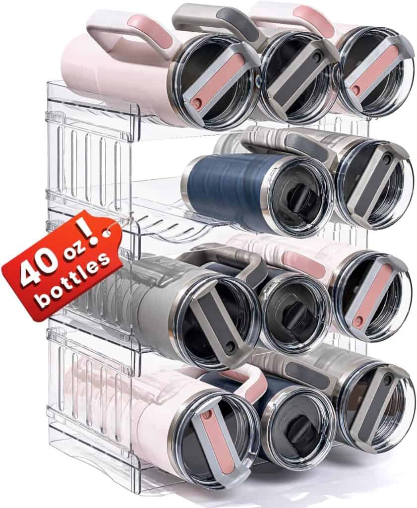 How To Organize Water Bottles In The Kitchen: Smart Storage ...