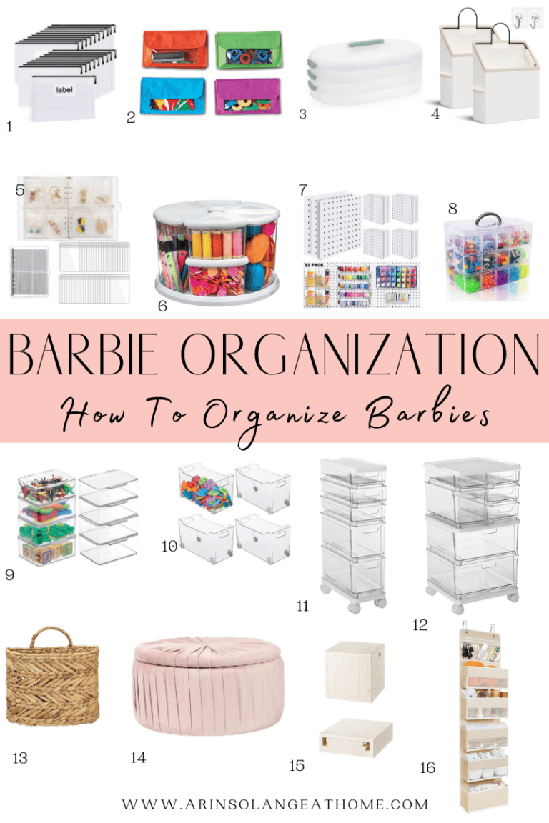 How To Organize Barbies: Easy Storage Ideas For Kids - arinsolangeathome