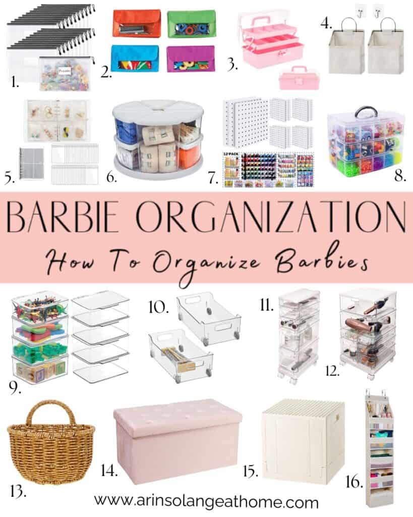 How To Organize Barbies: Easy Storage Ideas For Kids - arinsolangeathome
