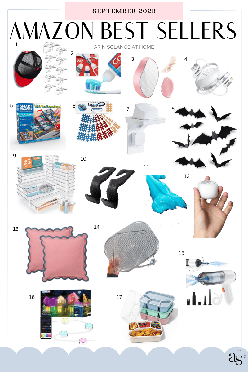 Amazon Best Sellers List - September 2023 - arinsolangeathome
