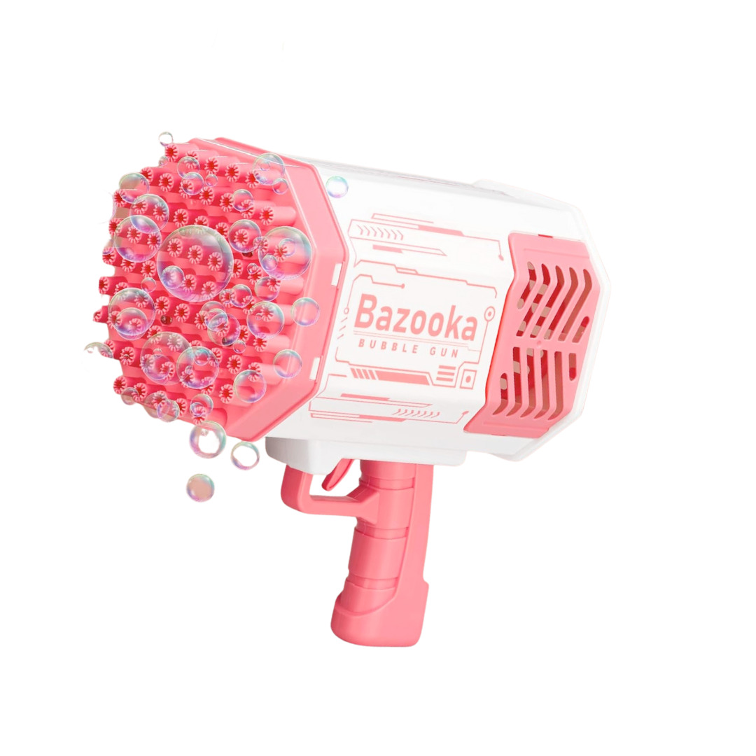 Pink Bubble Gun Bazooka - arinsolangeathome