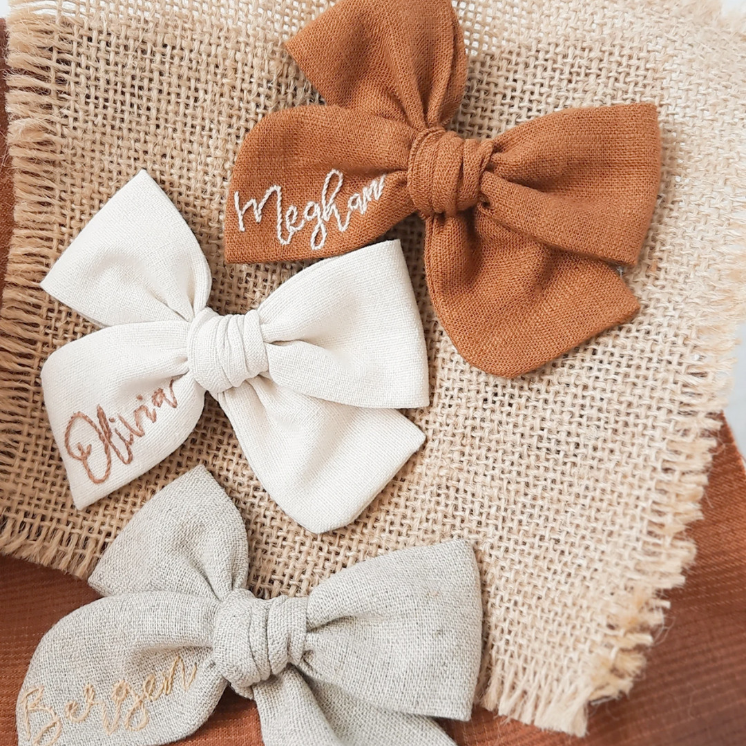 Customized Bows - arinsolangeathome