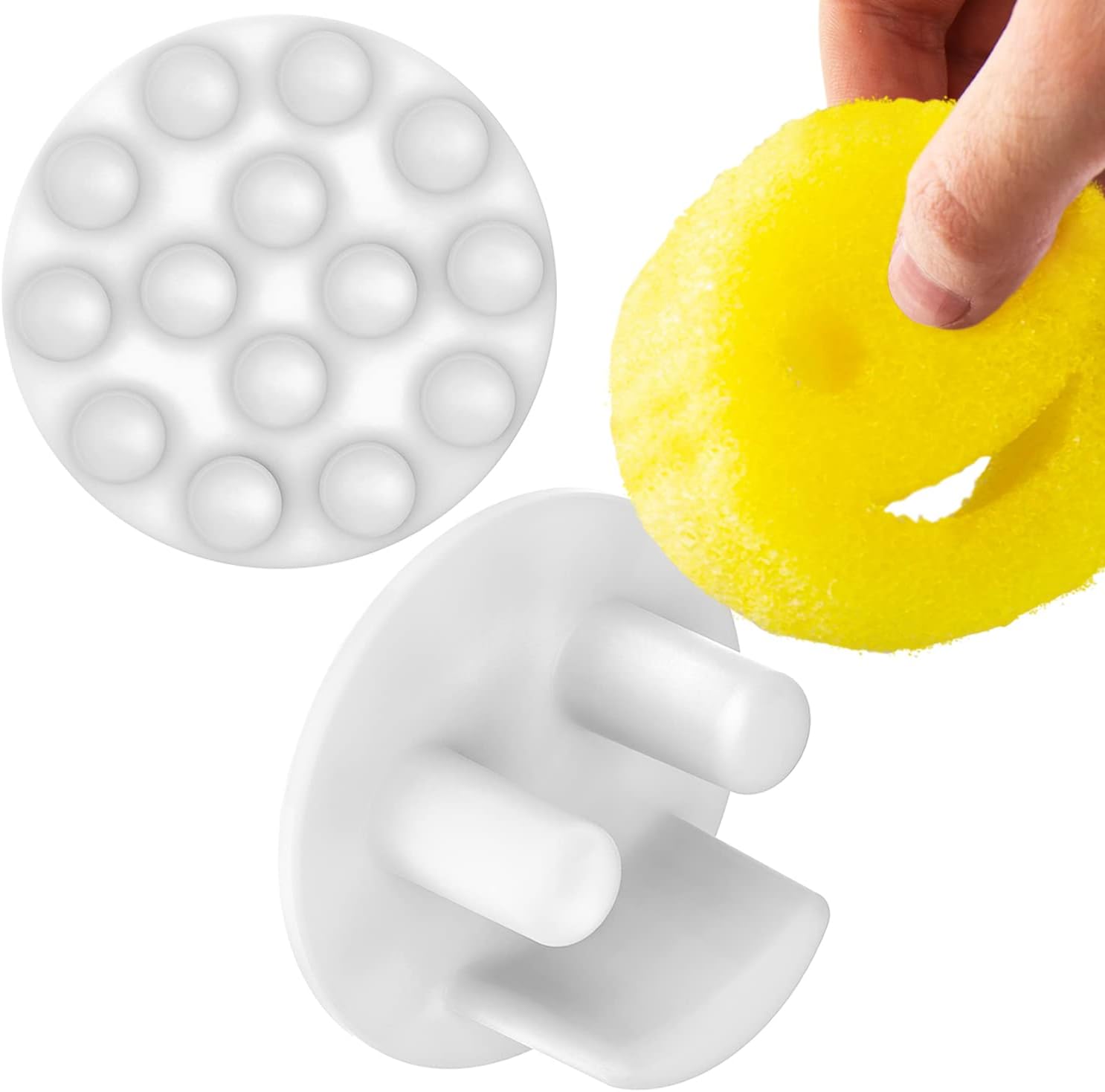 Smiley Scrub Sponge Holder - arinsolangeathome