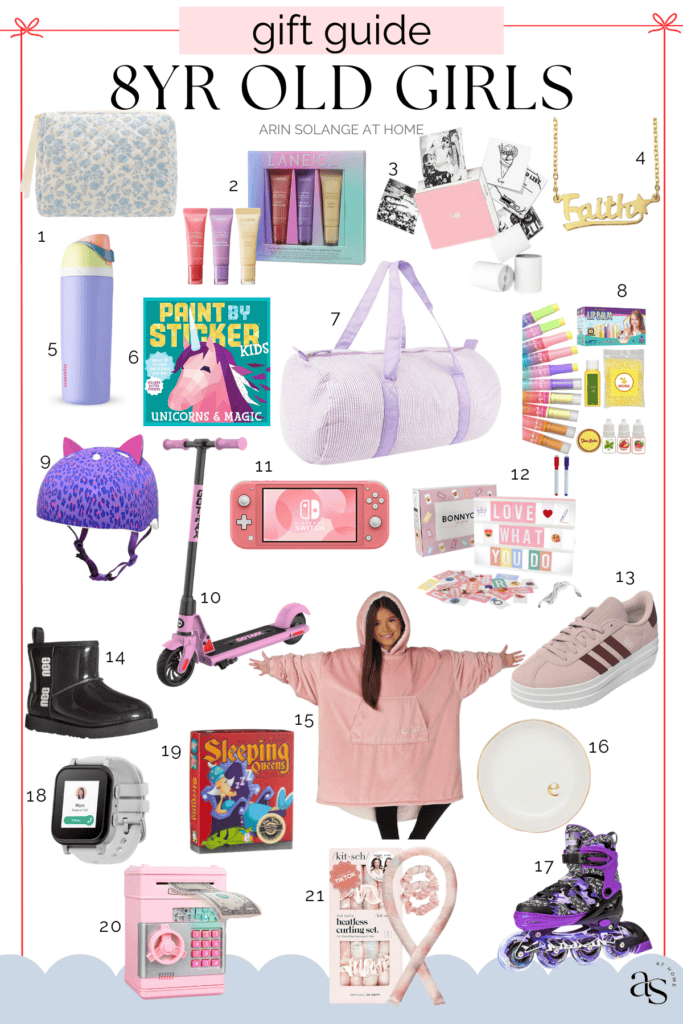 Gifts for 8 Year Old Girls They Will Love - arinsolangeathome
