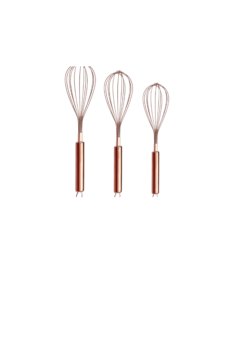 Berglander Rose Gold Whisk Pack of 3 Stainless Steel - arinsolangeathome
