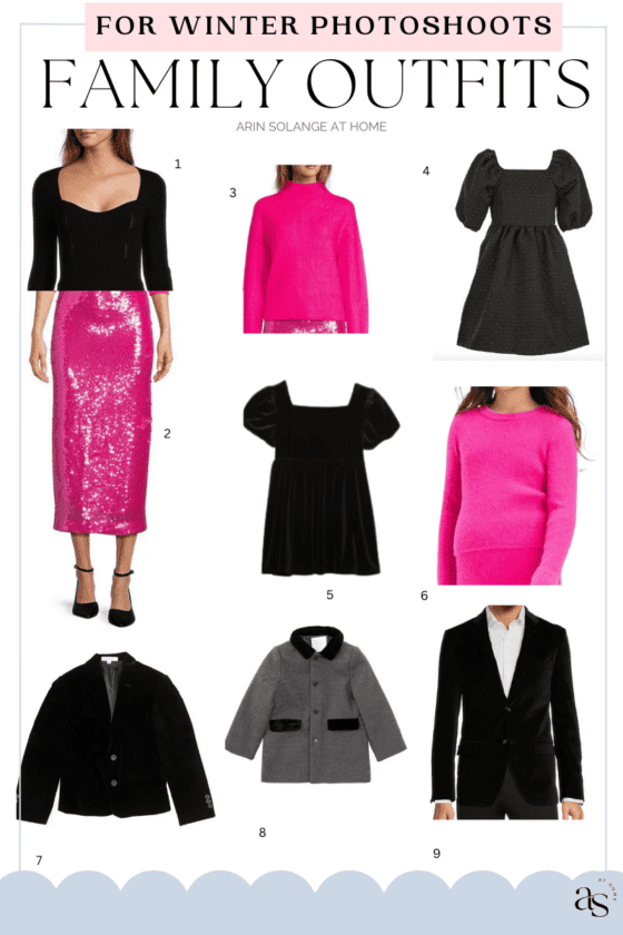 Family Photoshoot Outfit Ideas To Wear In Winter - arinsolangeathome