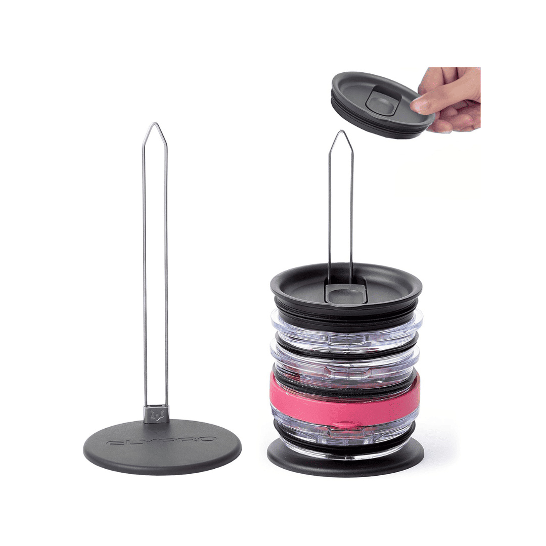 Tumbler Lid Stacker - arinsolangeathome
