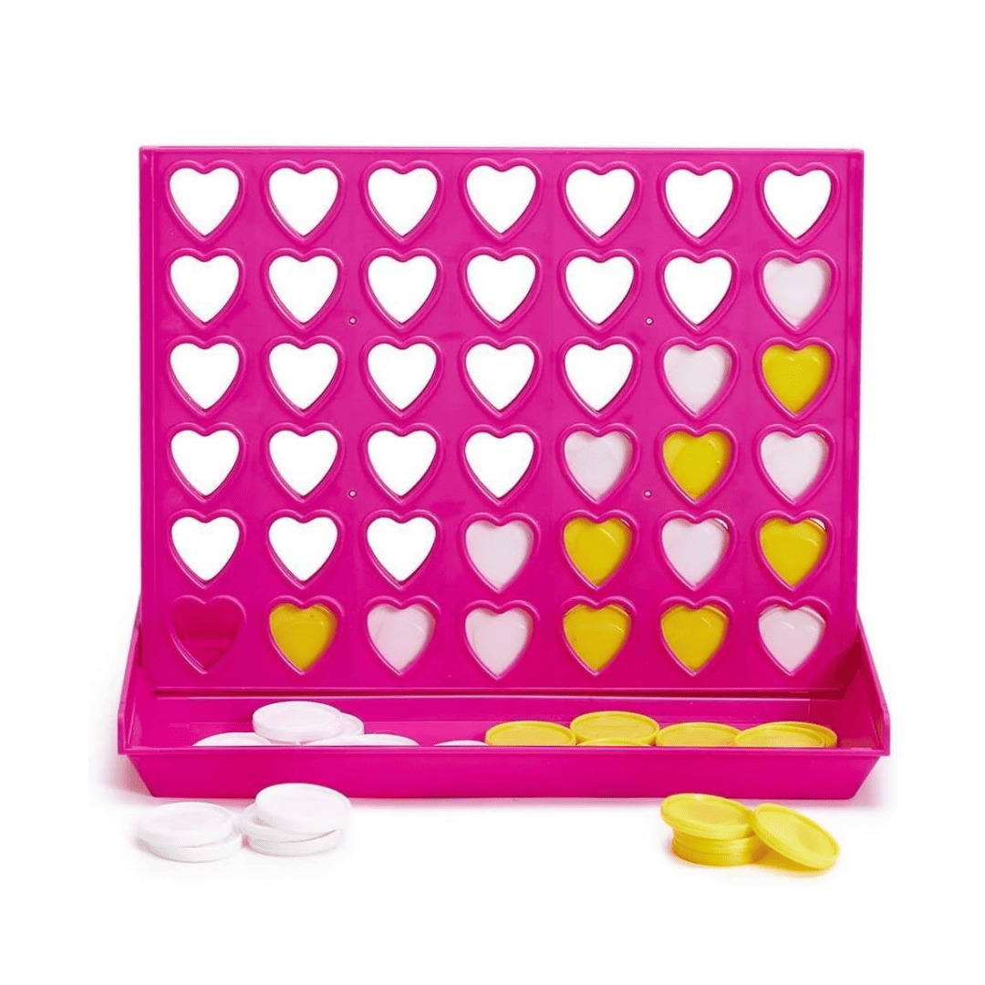 Heart Shaped Connect Four - arinsolangeathome