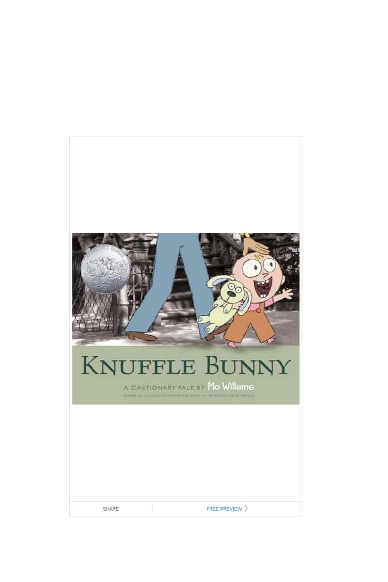 Knuffle Bunny book - arinsolangeathome
