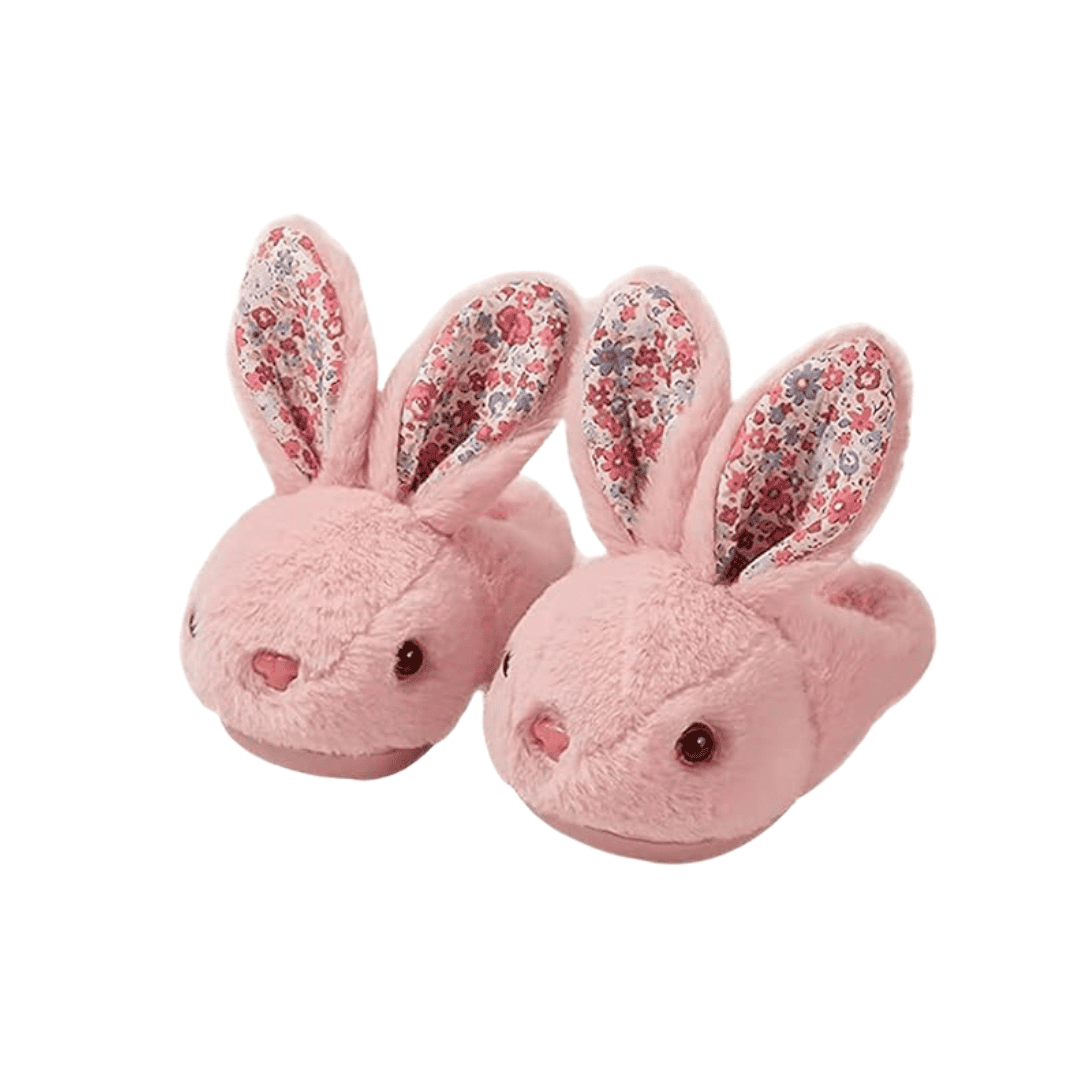 Pink Bunny Slippers - arinsolangeathome