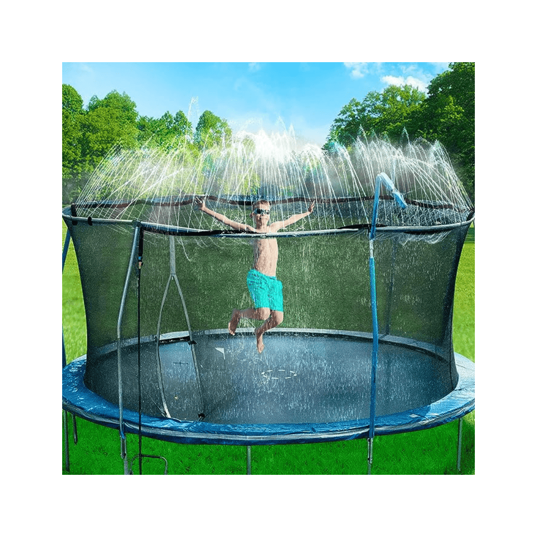 Trampoline Sprinkler - arinsolangeathome