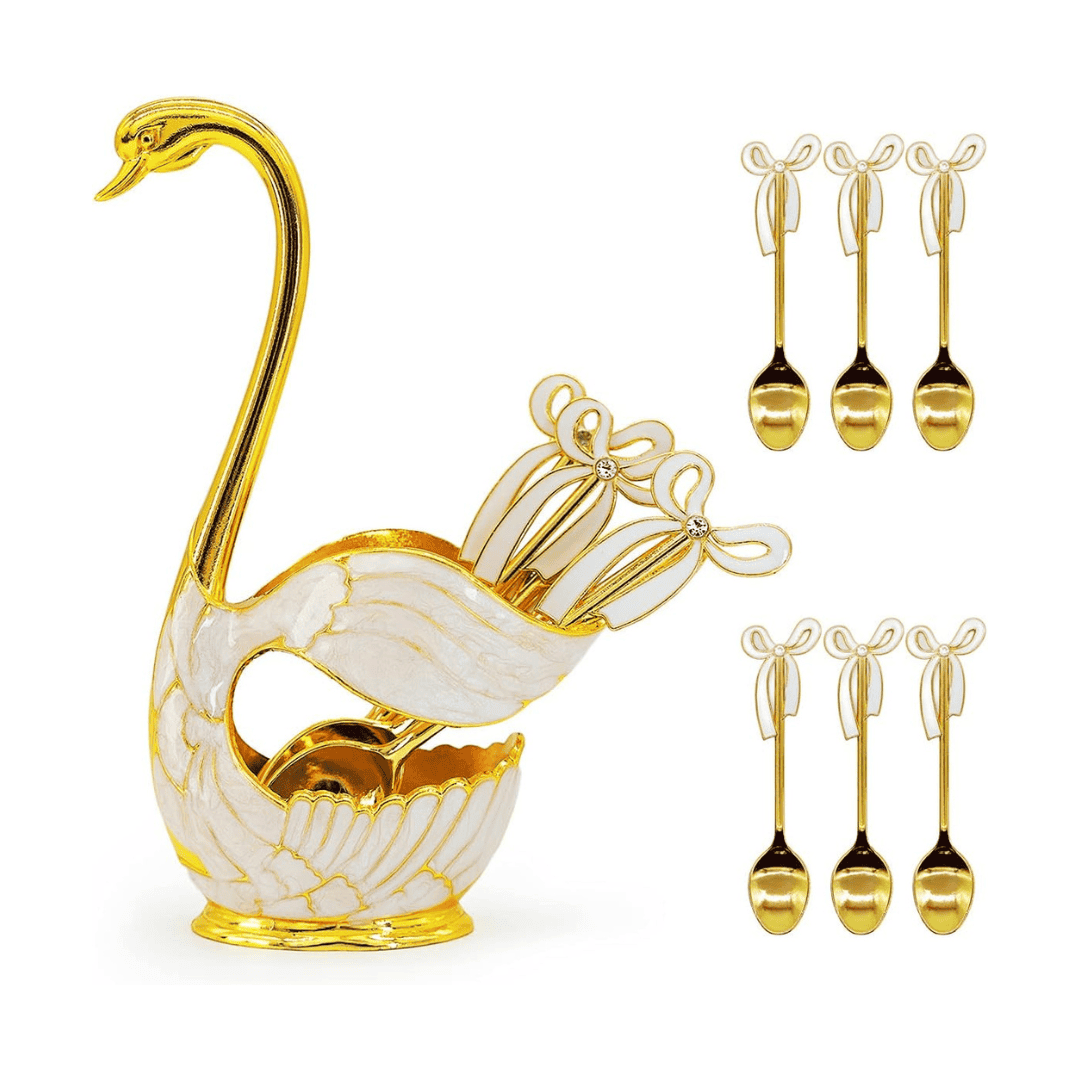 Swan Spoon Set - arinsolangeathome