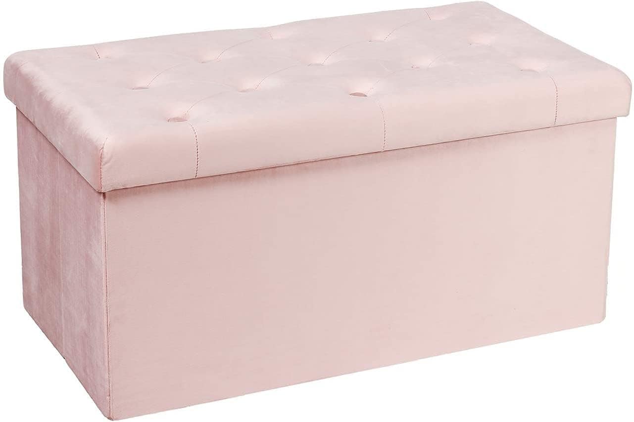 Pink Storage Ottoman - arinsolangeathome