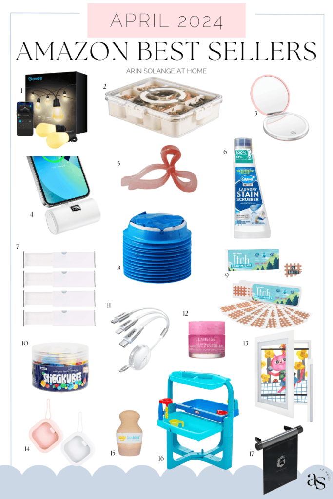 Amazon Best Sellers List - April 2024 - arinsolangeathome