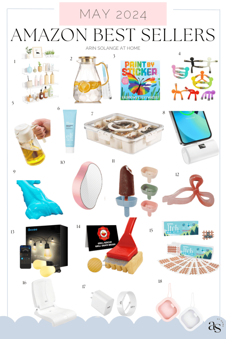 Amazon Best Sellers List - May 2024 - arinsolangeathome