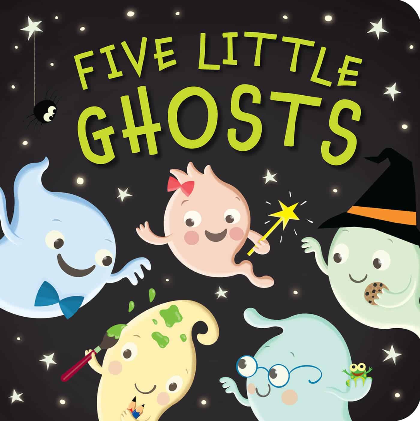 Five Little Ghosts book - arinsolangeathome