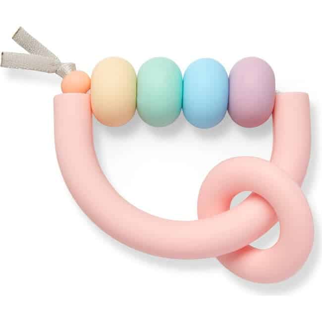Rainbow Sherbet Arch Ring Teether - arinsolangeathome