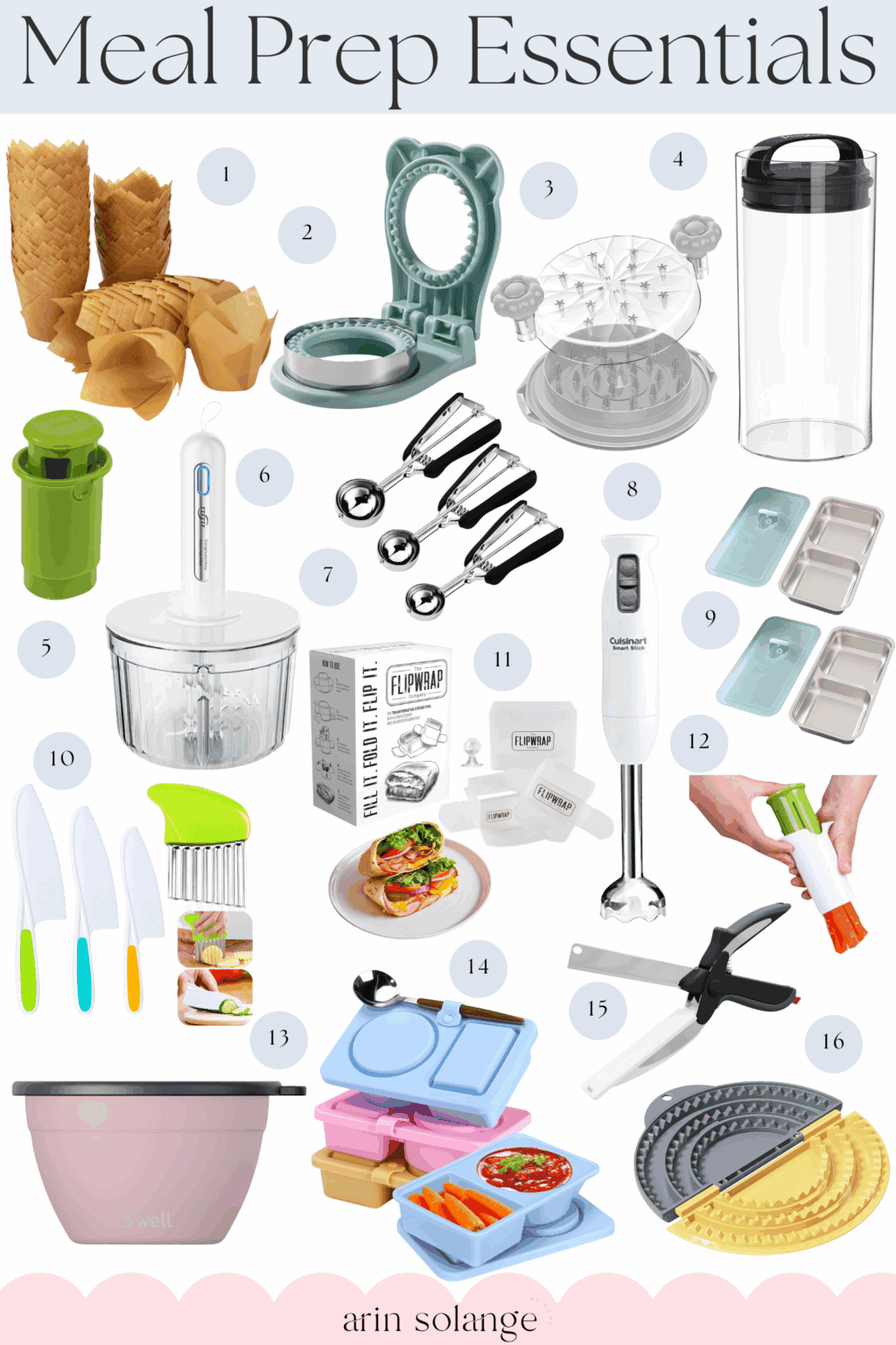 Favorite Meal Prep Items - arinsolangeathome